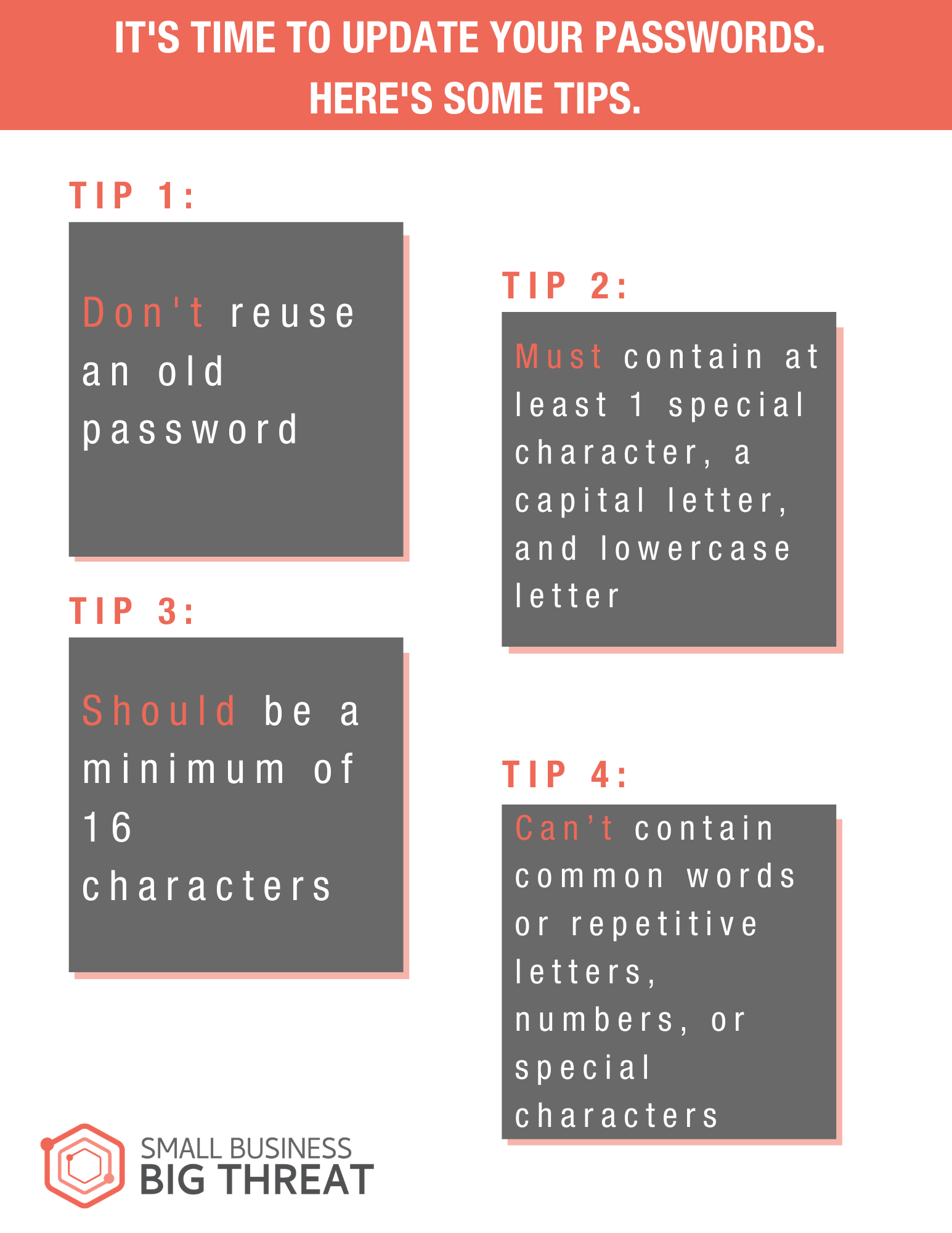It's Time to Update Your Passwords - Michigan SBDC